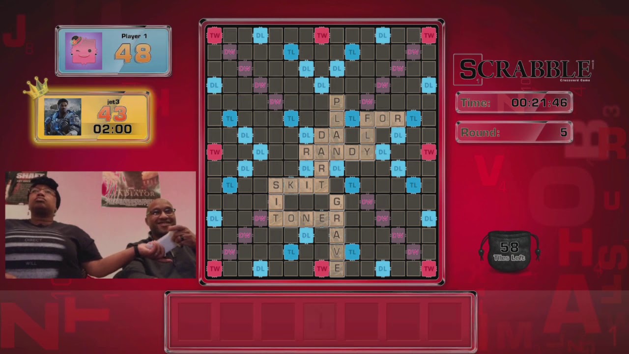 Thomas family Scrabble Challenge - YouTube