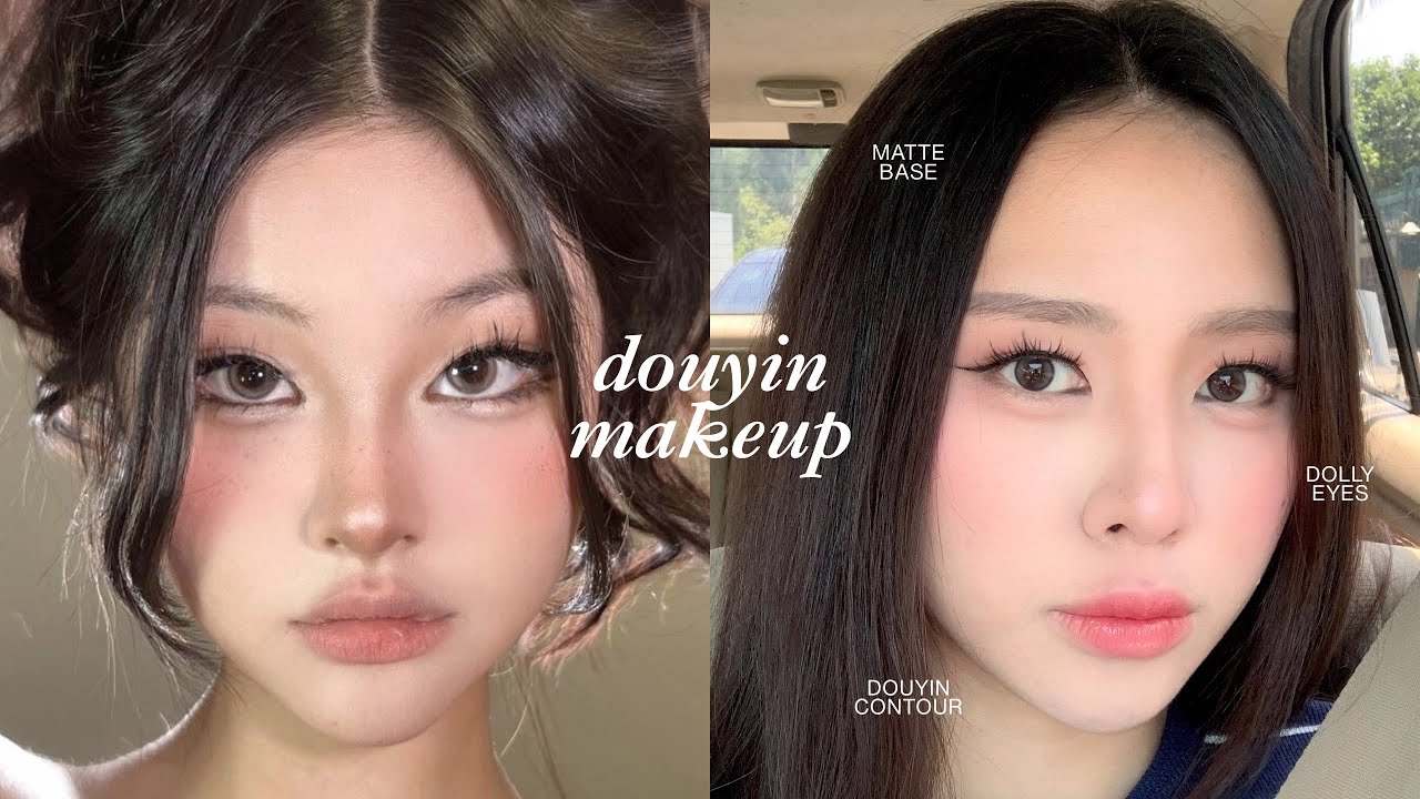 DOUYIN MAKEUP for BEGINNERS | everyday chinese douyin makeup ༺♥༻∞ - YouTube