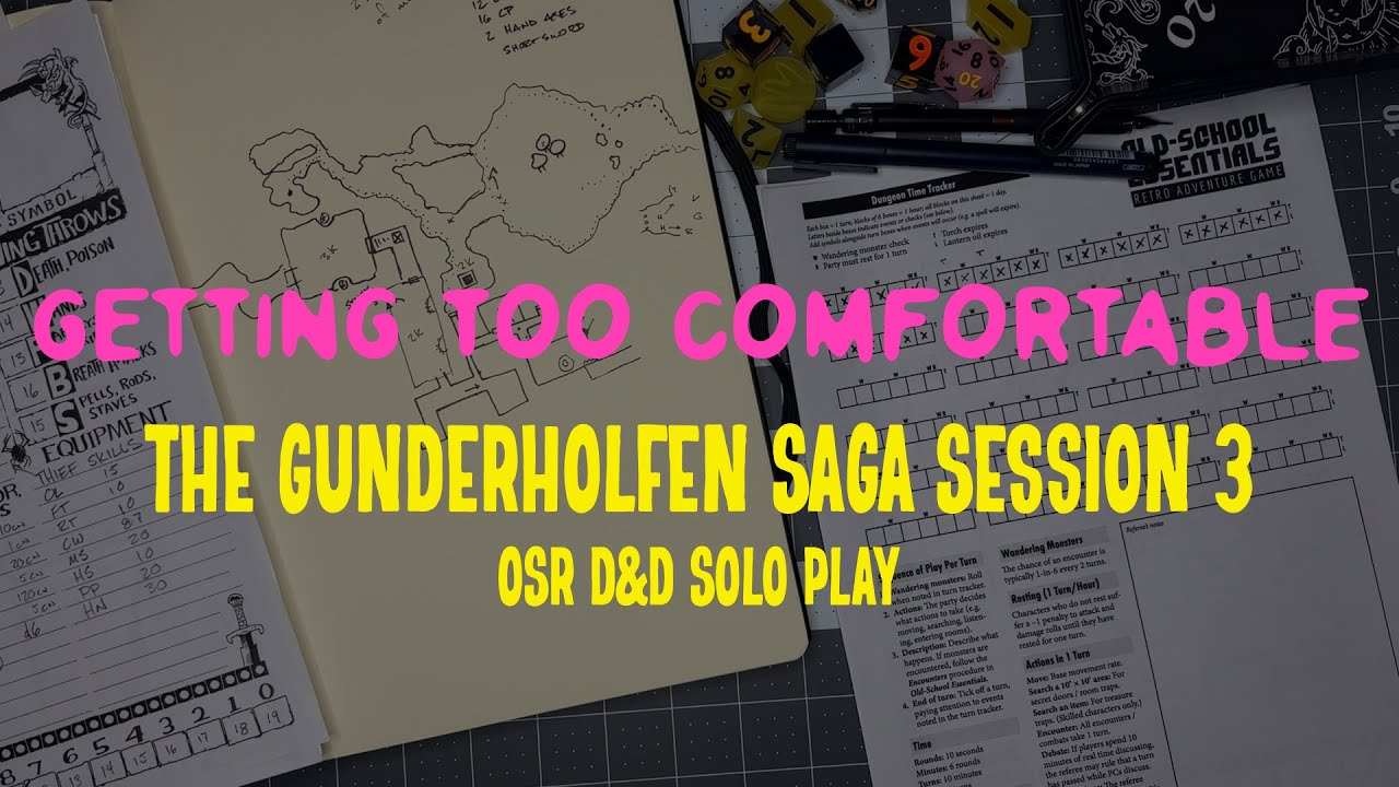 Gunderholfen solo - Session 3 - OSR solo RPG play - YouTube