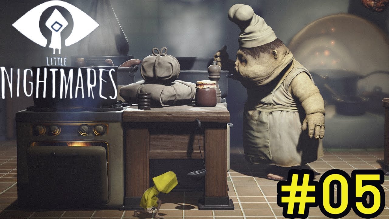 Little Nightmares Playthrough | "THE CHEF TRIES EATING ME!!" | Part 5 ...