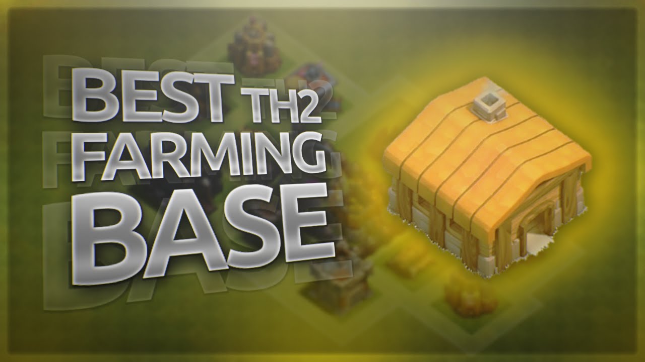 BEST TH2 FARMING BASE! (Clash of Clans) - YouTube
