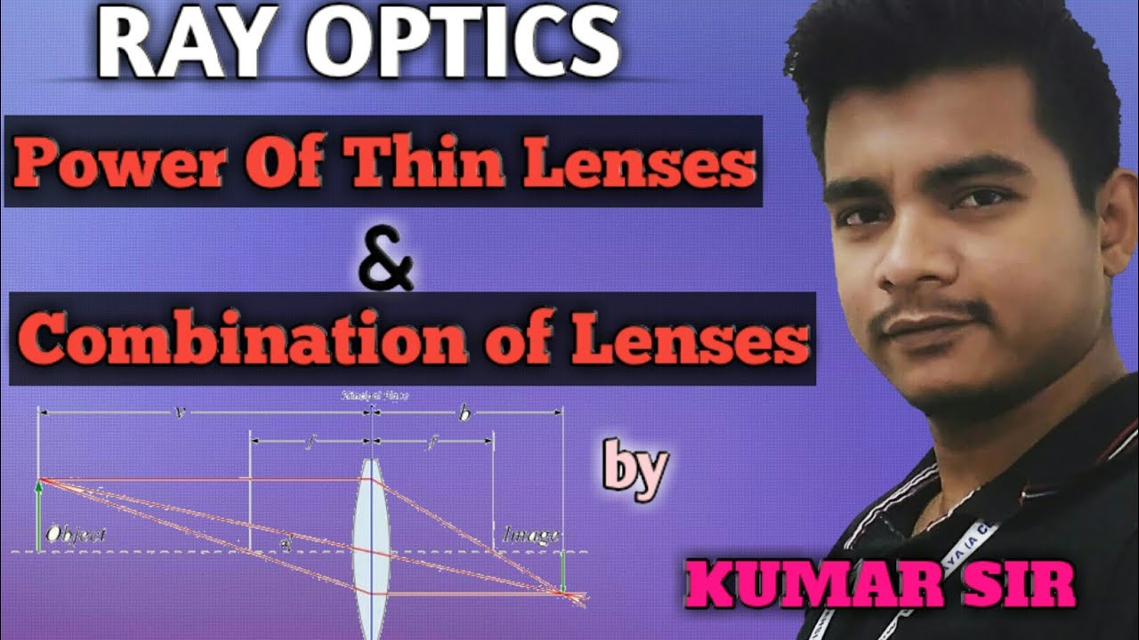 Power of a Lens, Equivalent focal length & equivalent power for ...