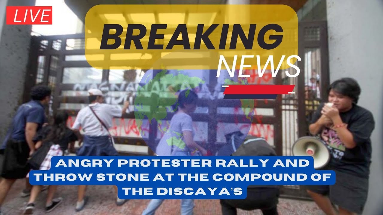 BREAKING NEWS: angry protester rally and throw stone at the compound of ...