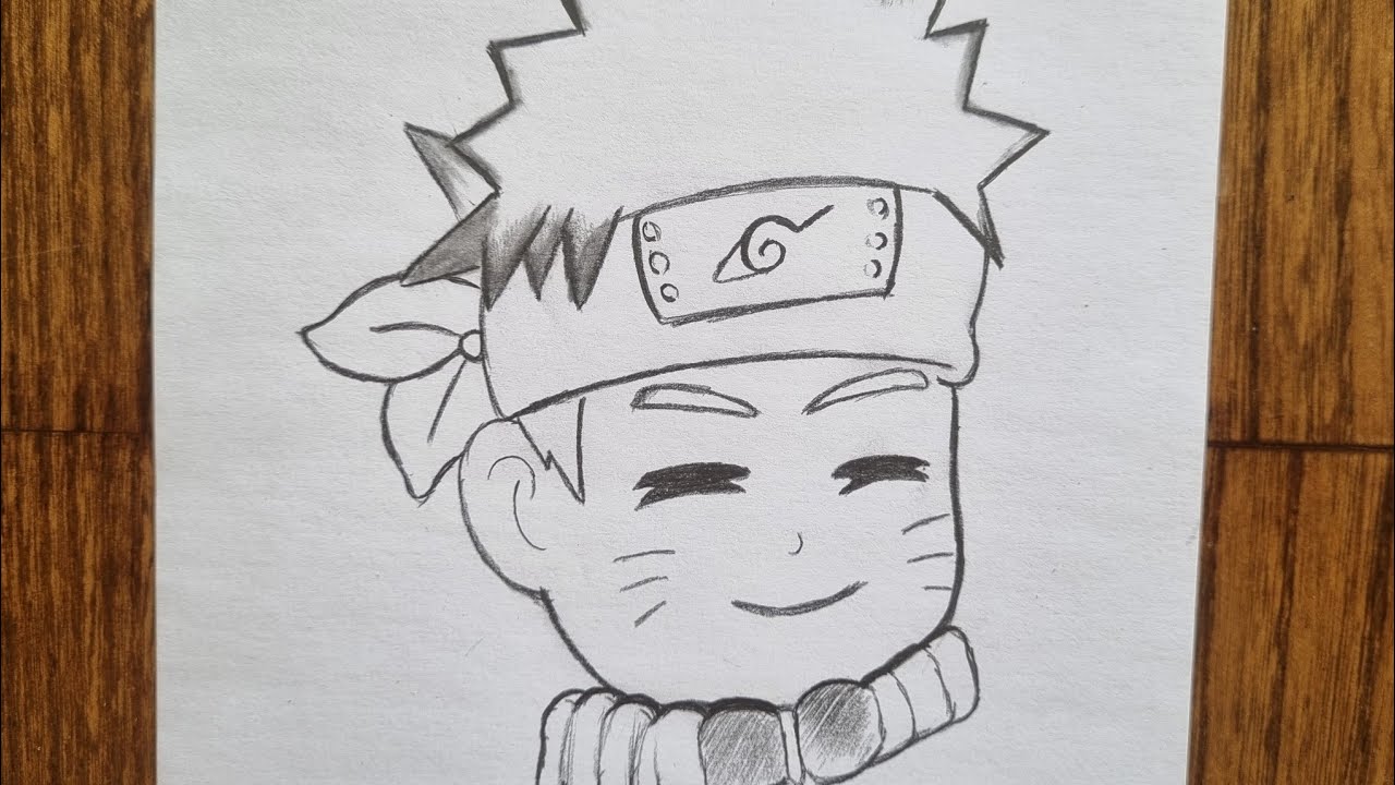 how to draw Naruto step by step | Easy drawing Naruto uzumaki - YouTube