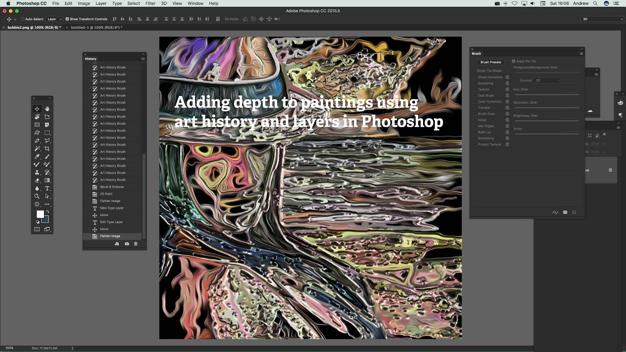 Add depth to Photoshop painting using art history tutorial - YouTube