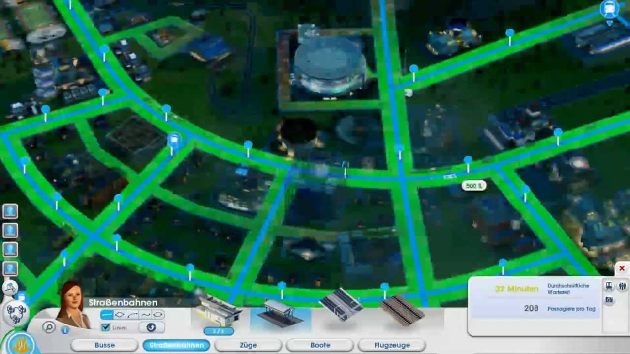 Sim City 5 (2013) : Traffic Maps and Stats - YouTube