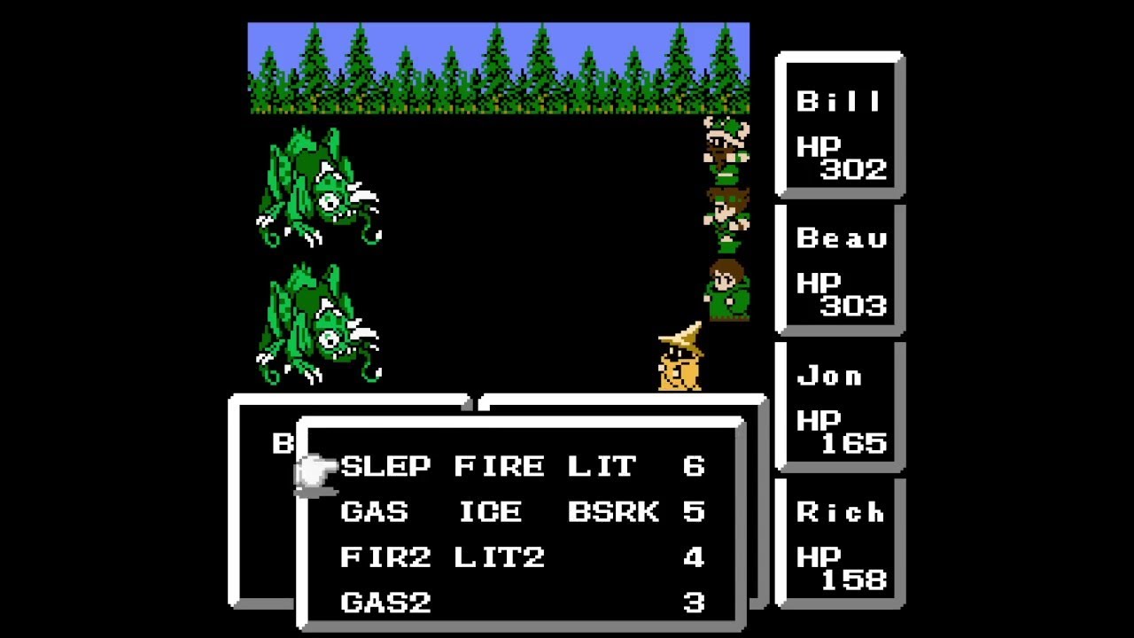 Lost in the Great Forest | NES Hack Final Fantasy in Another Time | D ...