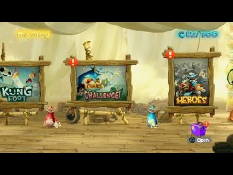 Rayman legends with two players - YouTube