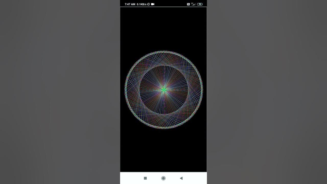 Sharp Cool Circle Animation Using Python Turtle Graphics In Python Programming🔥shorts Youtube