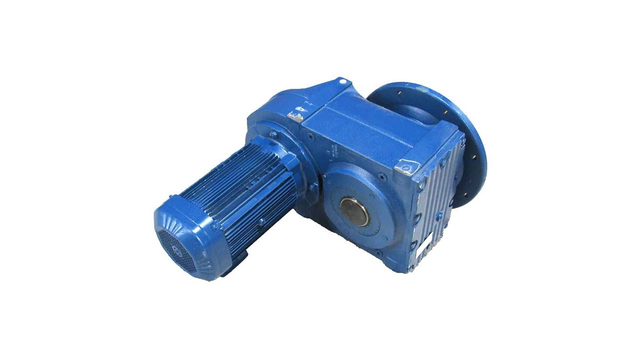 SEW EURODRIVE FAF97 DRN132S4 TF GEARMOTOR - YouTube