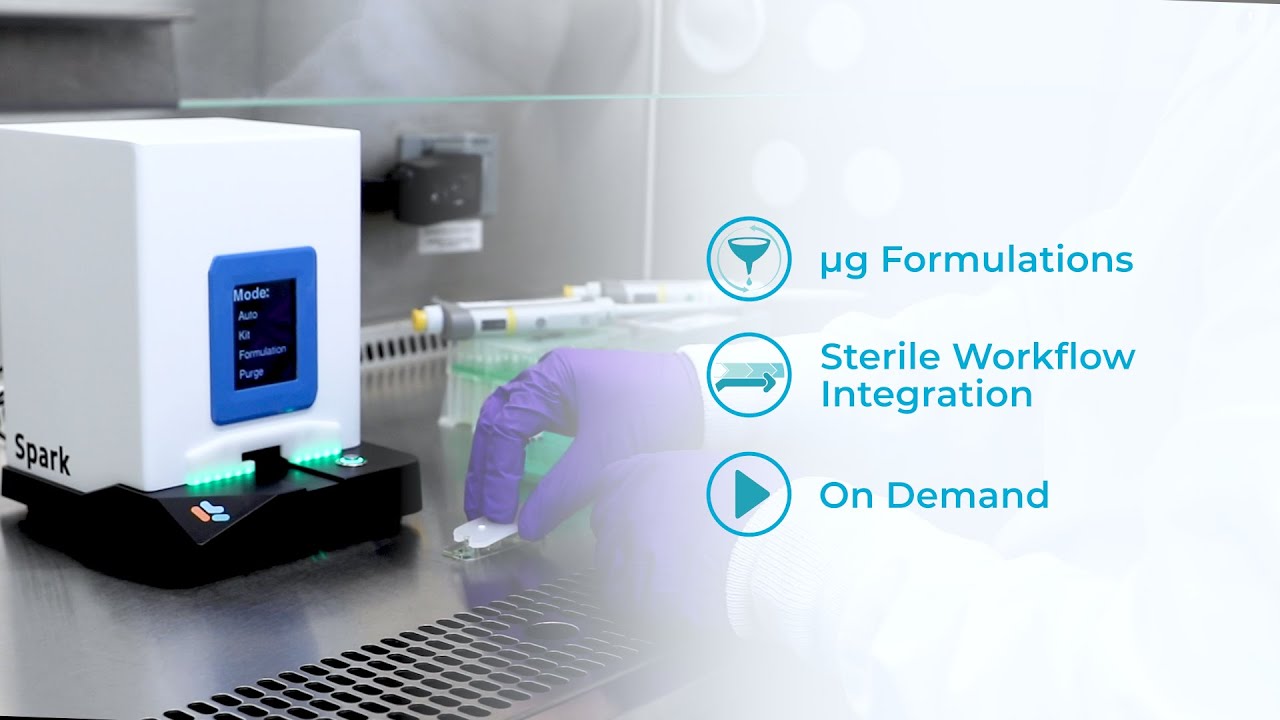 The NanoAssemblr®️ Spark™️ | Robust Low Volume RNA-Lipid Nanoparticle ...