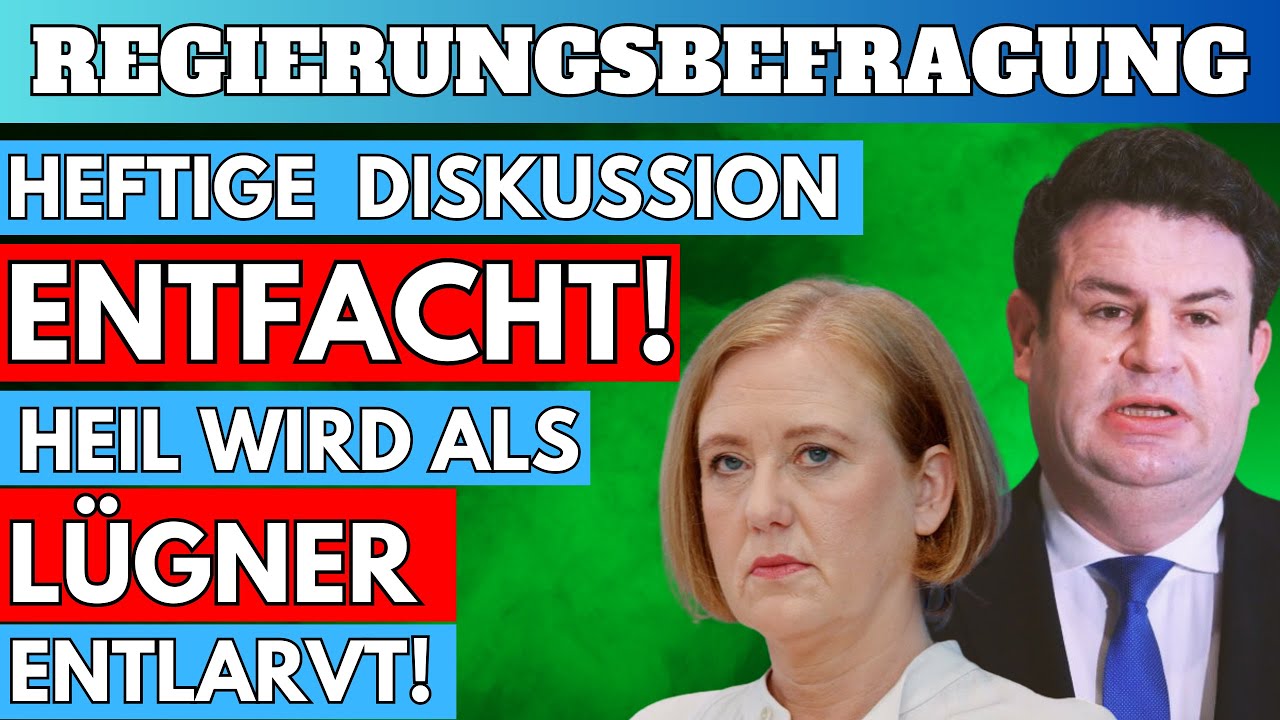 💥 ES KRACHT RICHTIG 💥 Regierungsbefragung der AfD 🤬 Hubertus Heil ...
