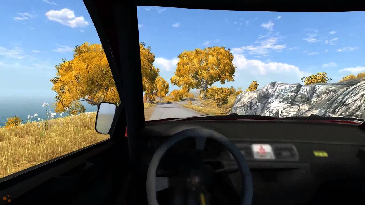 BeamNG | Island Rally | Mitsubishi Lancer Evo IX - YouTube