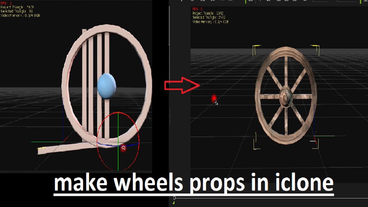 Make vehicle wheels animations with iClone 7 \ iclone 7 tutorial in ...