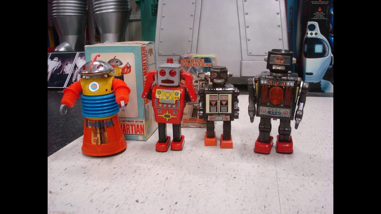 Vintage robots with unusual actions. Part 2 - YouTube