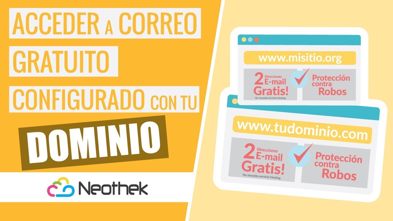 Acceder a correo gratuito configurado con tu dominio - YouTube