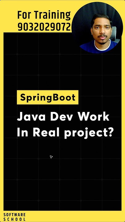 Java SpringBoot Dev Work In Projects? SpringBoot Tutorial For Beginners Telugu #softwarelife # ...