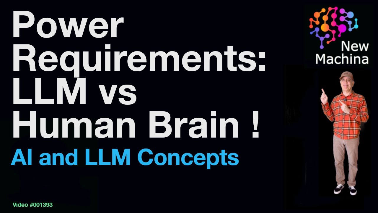 Power Requirements: LLM vs Human Brain - YouTube