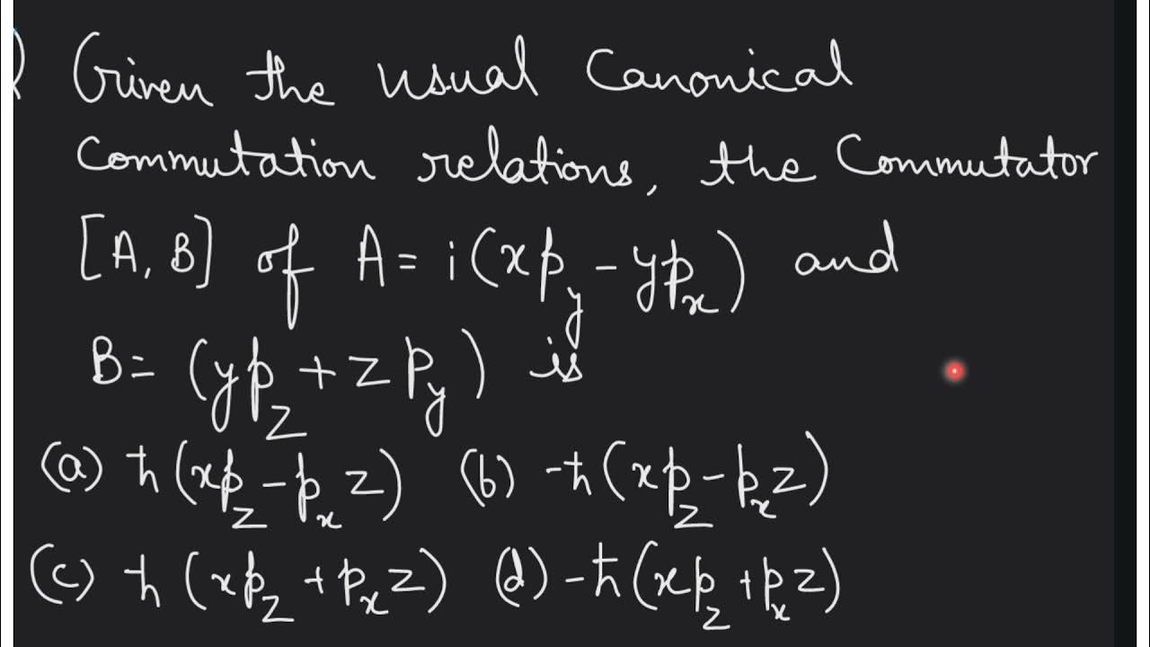 Important trick to solve commutator bracket in CLASSICAL MECHANICS - YouTube