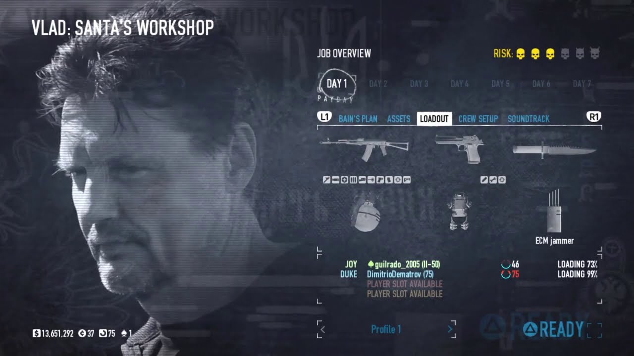 PAYDAY 2 - Golpes Event: Cursed Kill Room + Vlad: Santa´s Workshop ...