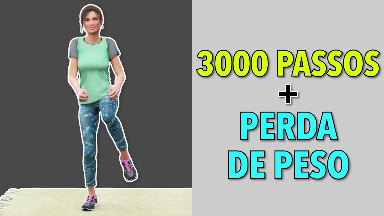 Treino de 3000 Passos: Caminhada Queima de Calorias Para Perda de Peso ...