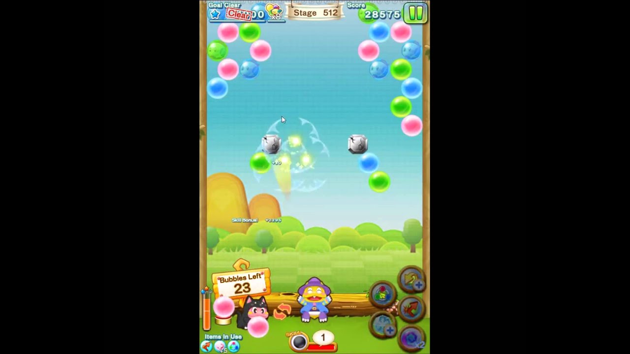 LINE パズルボブル ステージ 512 / LINE Puzzle Bobble Stage 512 - YouTube