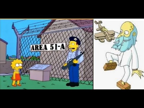 The Simpsons Road Rage Area 51A & Spruce Moose Easter Eggs - YouTube