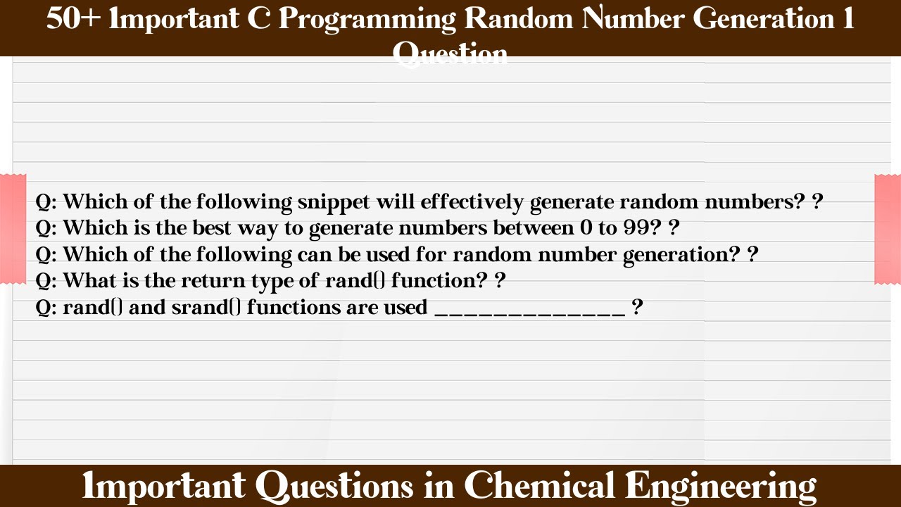 MCQ Questions C Programming Random Number Generation 1 With Answers mcq-questions-c-programming-random-number-generation-1-with-answers
