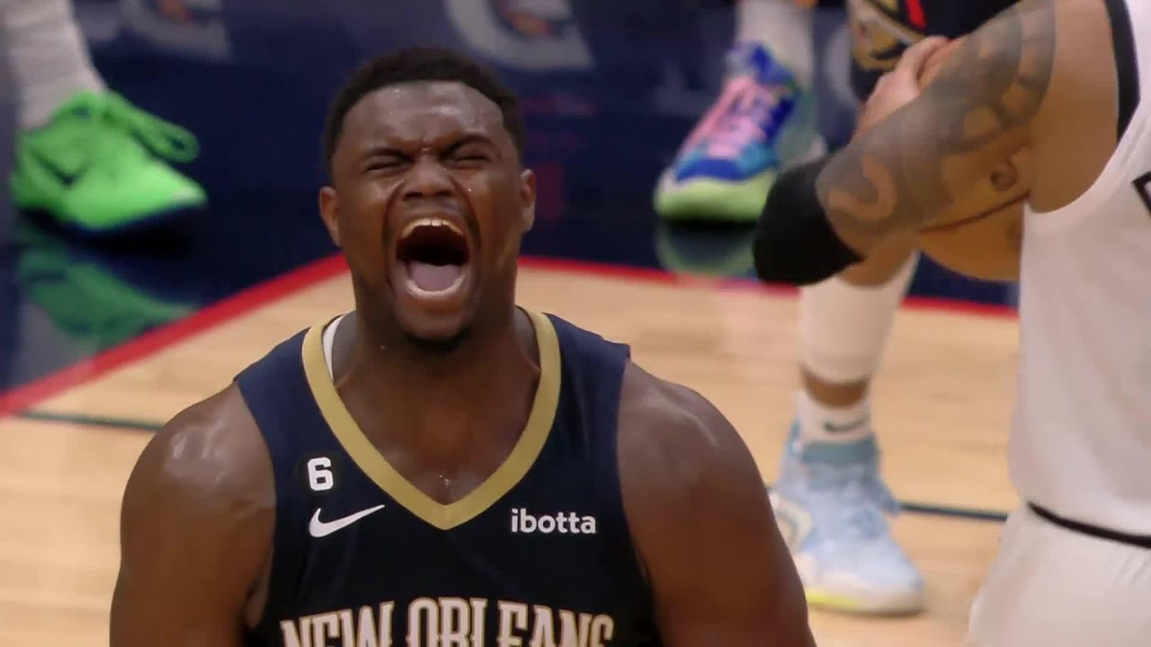 Zion Williamson scores 14 straight points for the Pelicans to seal the victory over the ...