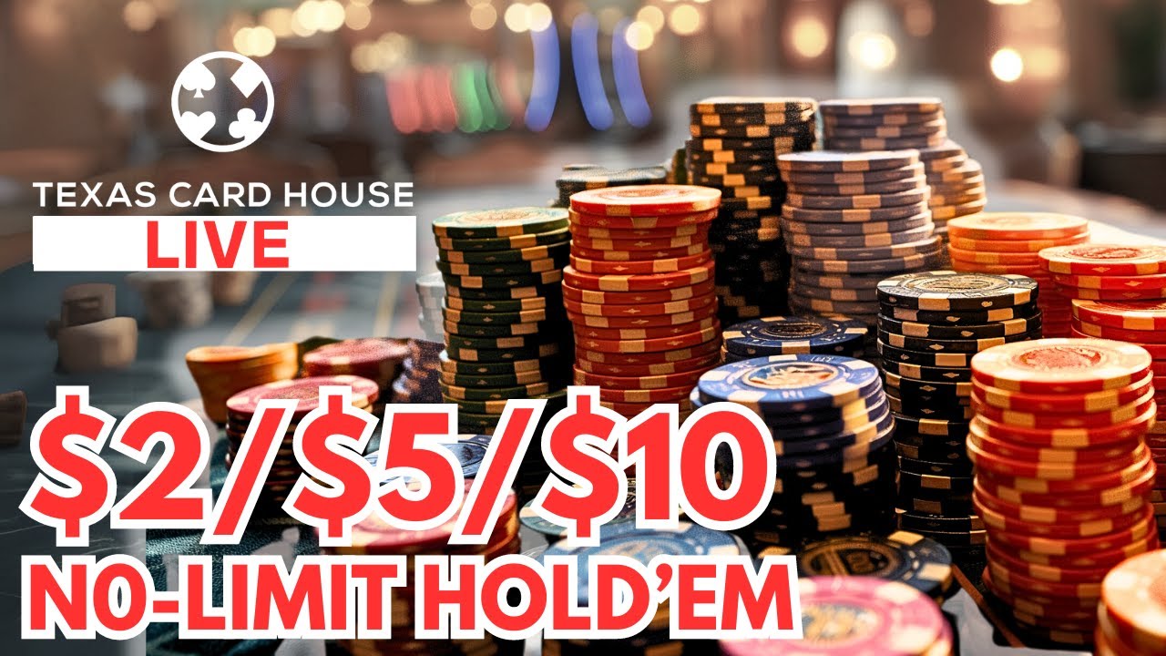 LIVE POKER | $2/$5/$10 No Limit Hold'em Cash Game | TCH LIVE Dallas ...
