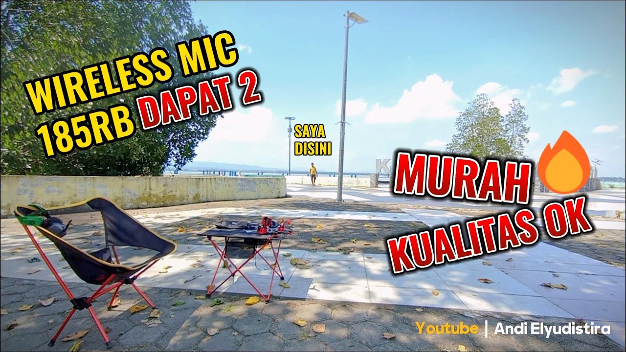 Review MIC Wireless Murah Rendah Noise dan Range Cukup Baik 185rb dapat ...