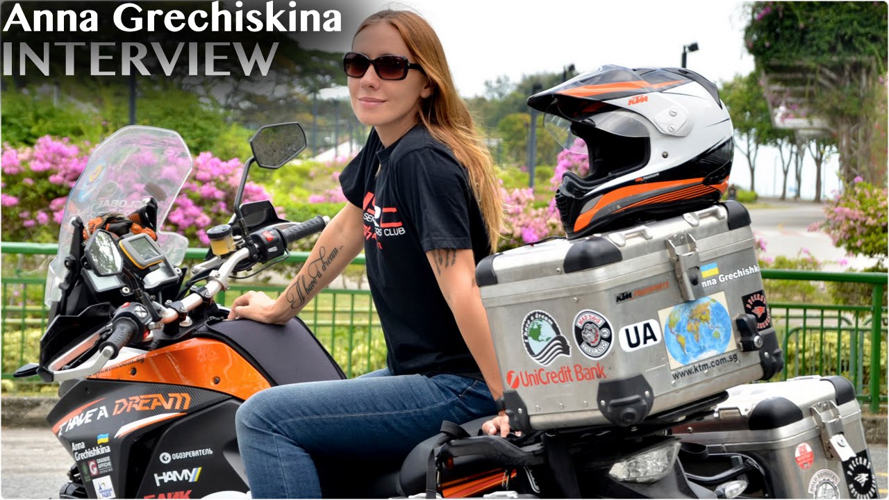 Anna Grechiskina - Motorcycle Touring Around The World - ihaveadreamrtw ...