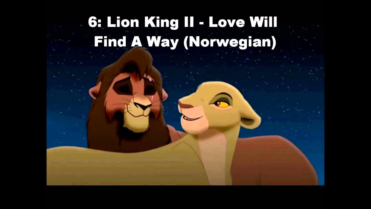 My top 10 Disney Songs (Swedish/Norwegian/Danish) - YouTube