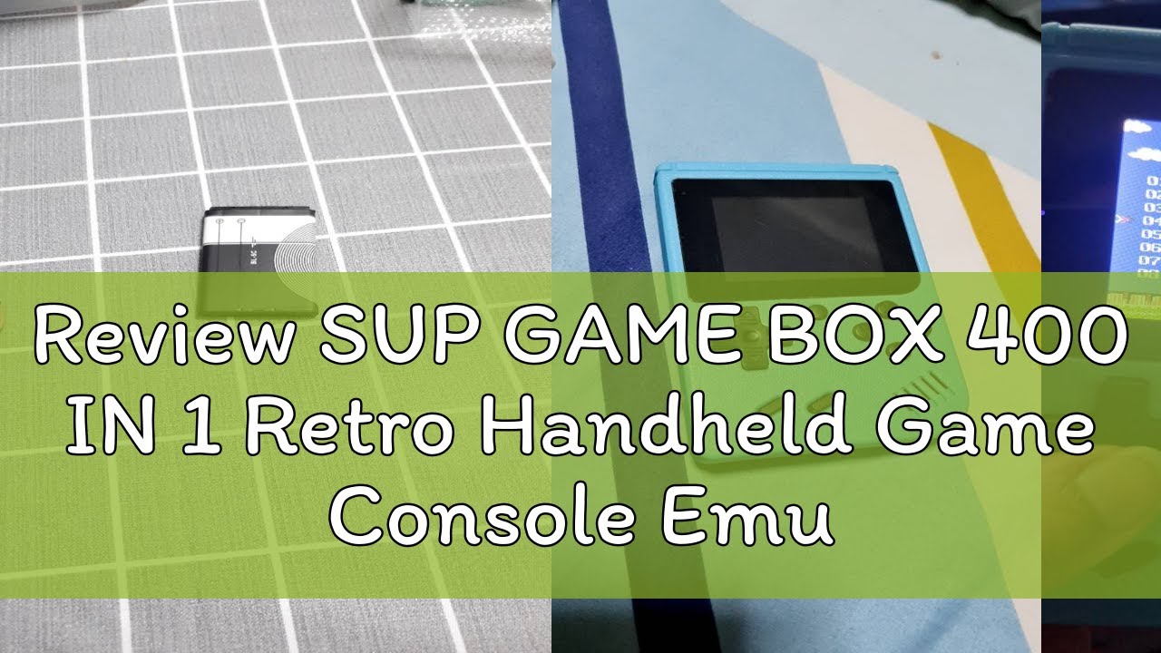 Review SUP GAME BOX 400 IN 1 Retro Handheld Game Console Emulator - YouTube