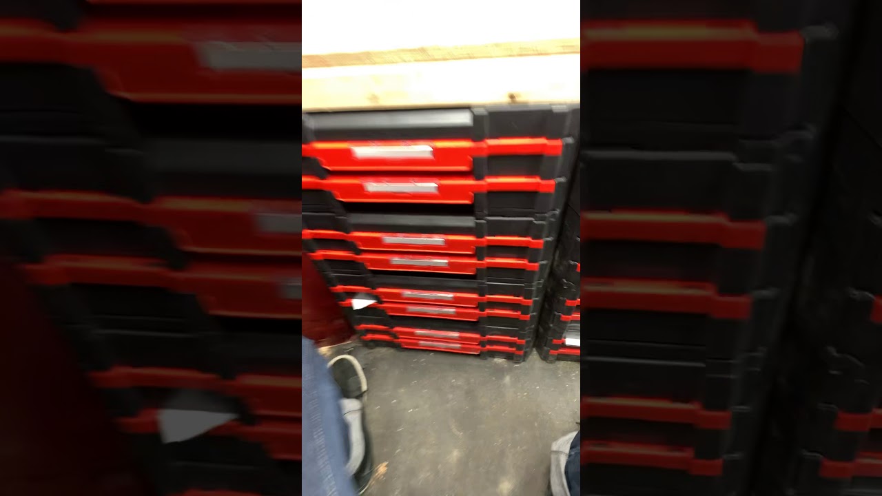 Craftsman Versa-Stack Drawers in our new Nissan NV200 - YouTube
