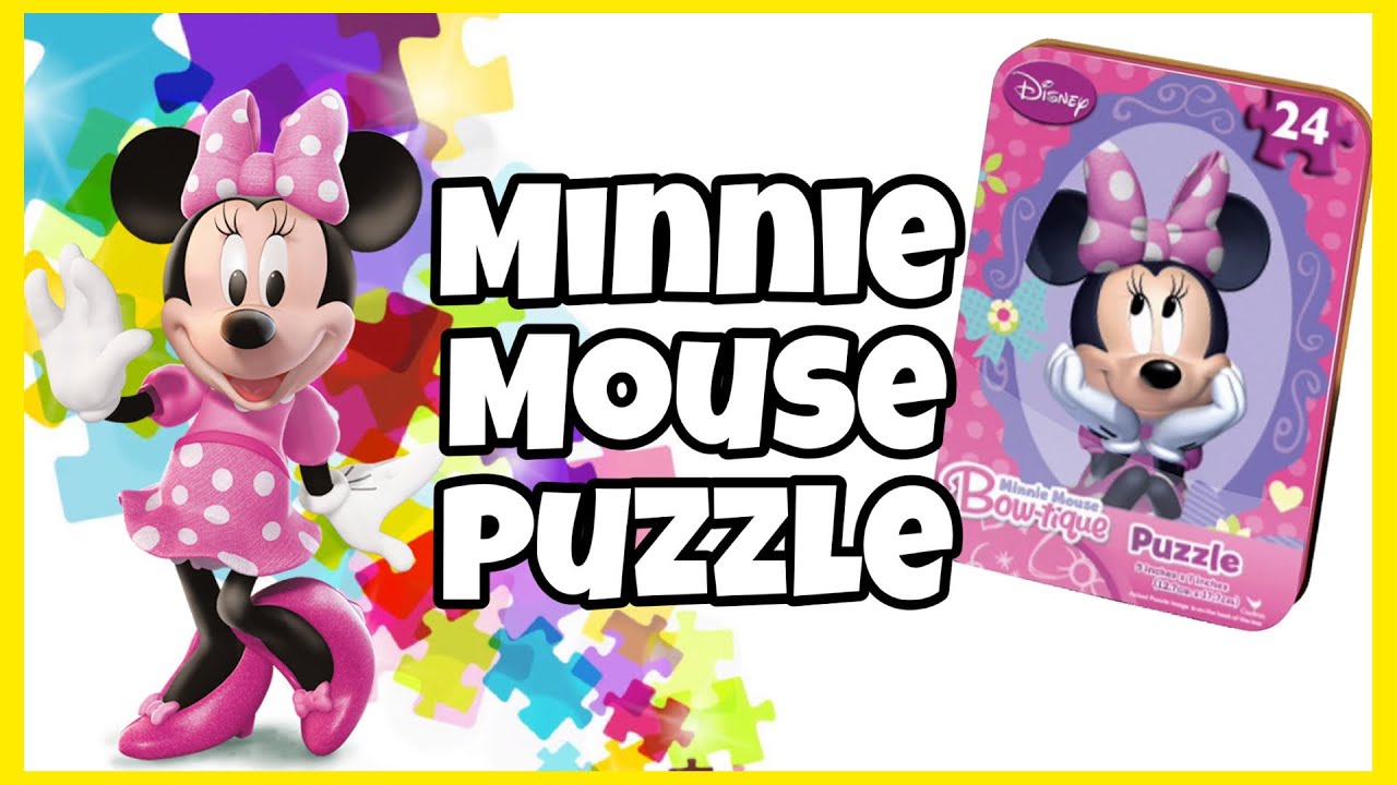 Minnie Mouse Puzzle Unboxing | Lula Ladybug - YouTube