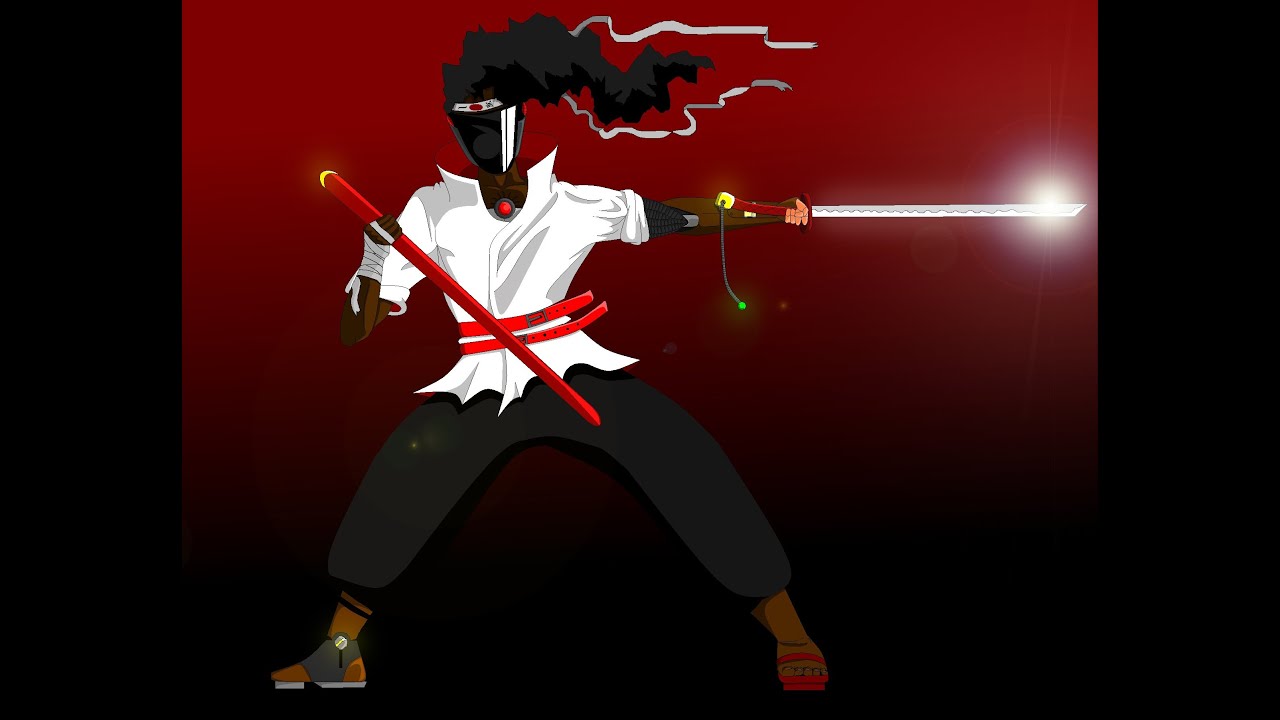 Speedpaint Cyborg afro samurai - YouTube