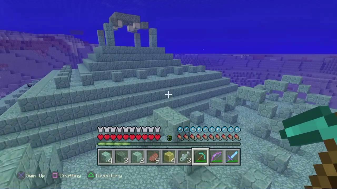 Minecraft under water sea dungeon tutorial (Whats inside) - YouTube
