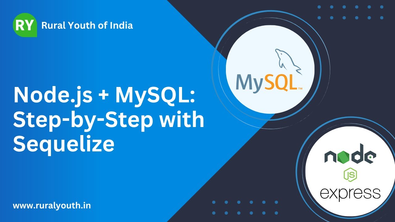 Node.js + MySQL with Sequelize | Database Connection Setup Tutorial | Tamil - YouTube
