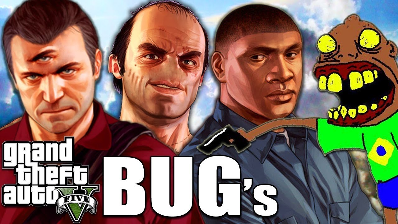 OS MELHORES BUGS DO GTA V - YouTube