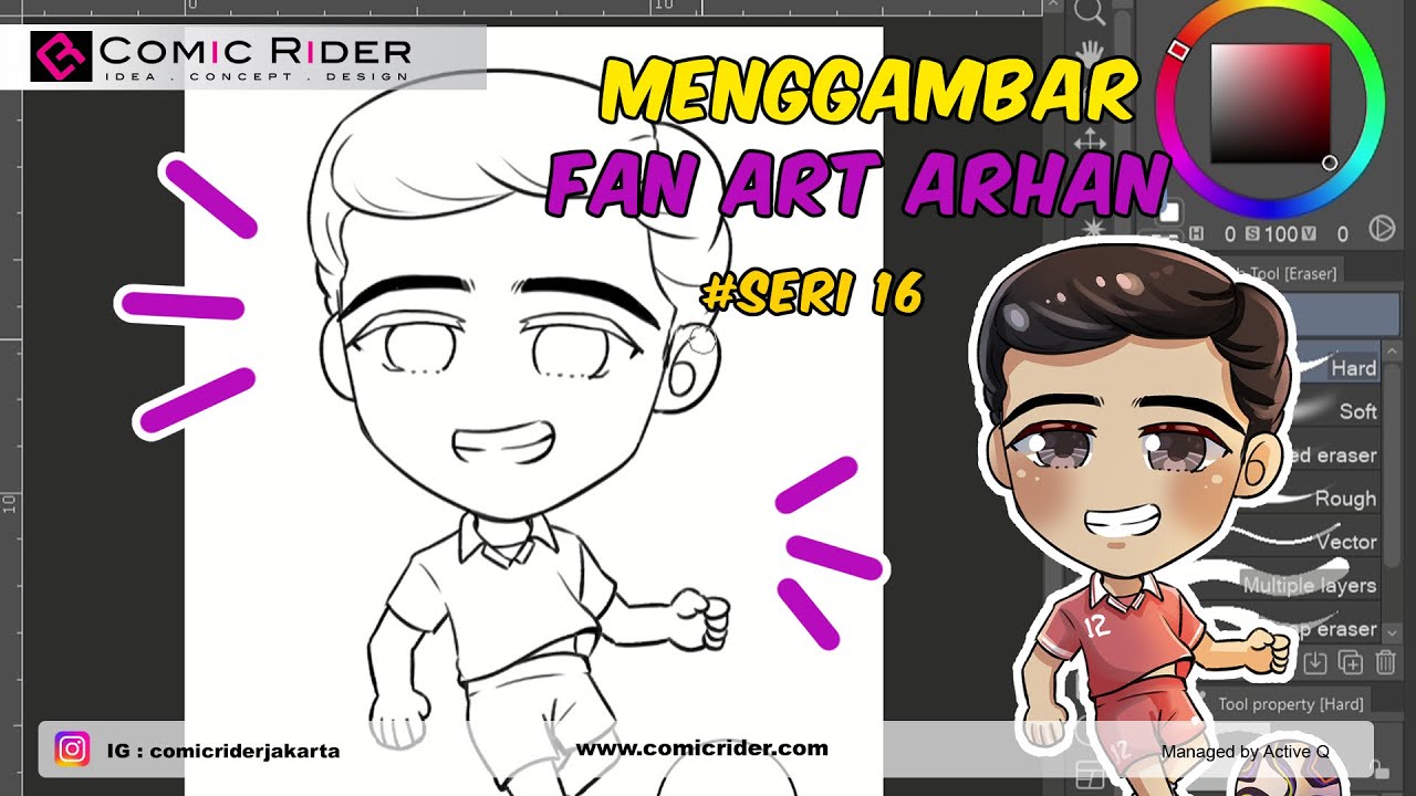 Pratama Arhan, Pemain TIMNAS Indonesia yang Kece! Fanart Arhan Tutorial ...