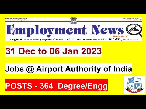 AAI Recruitment 2022 | AAI Job Notification | Airport Authority of ...