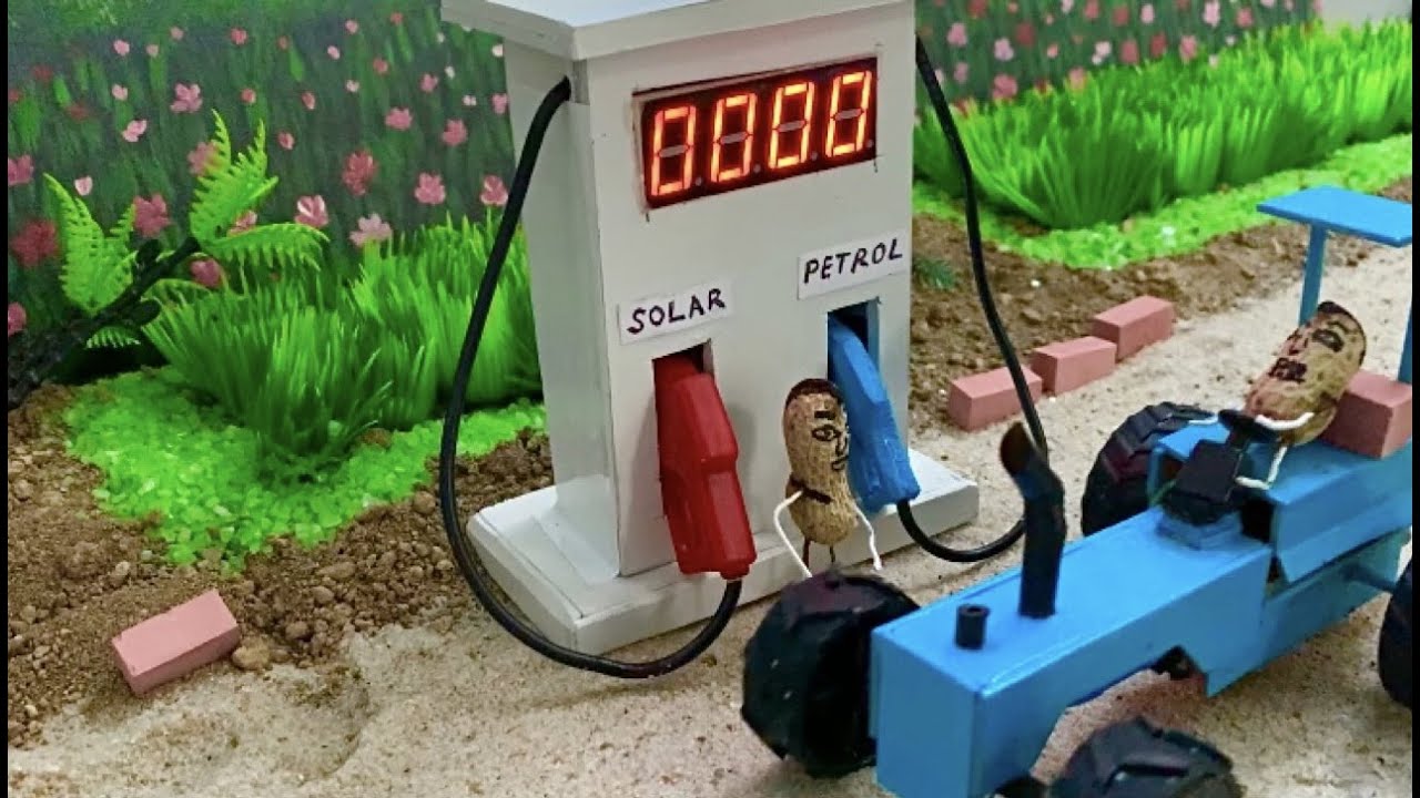 top diy tractor mini petrol pump science project || keepvilla || new ...