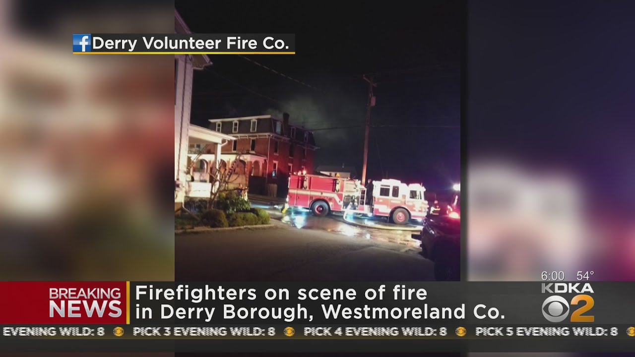 Crews Respond To House Fire In Derry Borough - YouTube