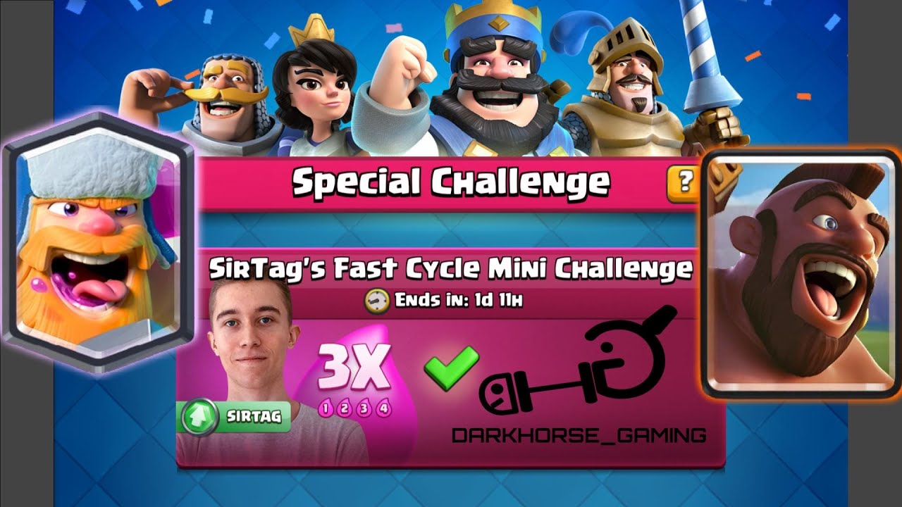 LumberHog Rules in SirTag Challenge - Clash Royale Season 12 - YouTube