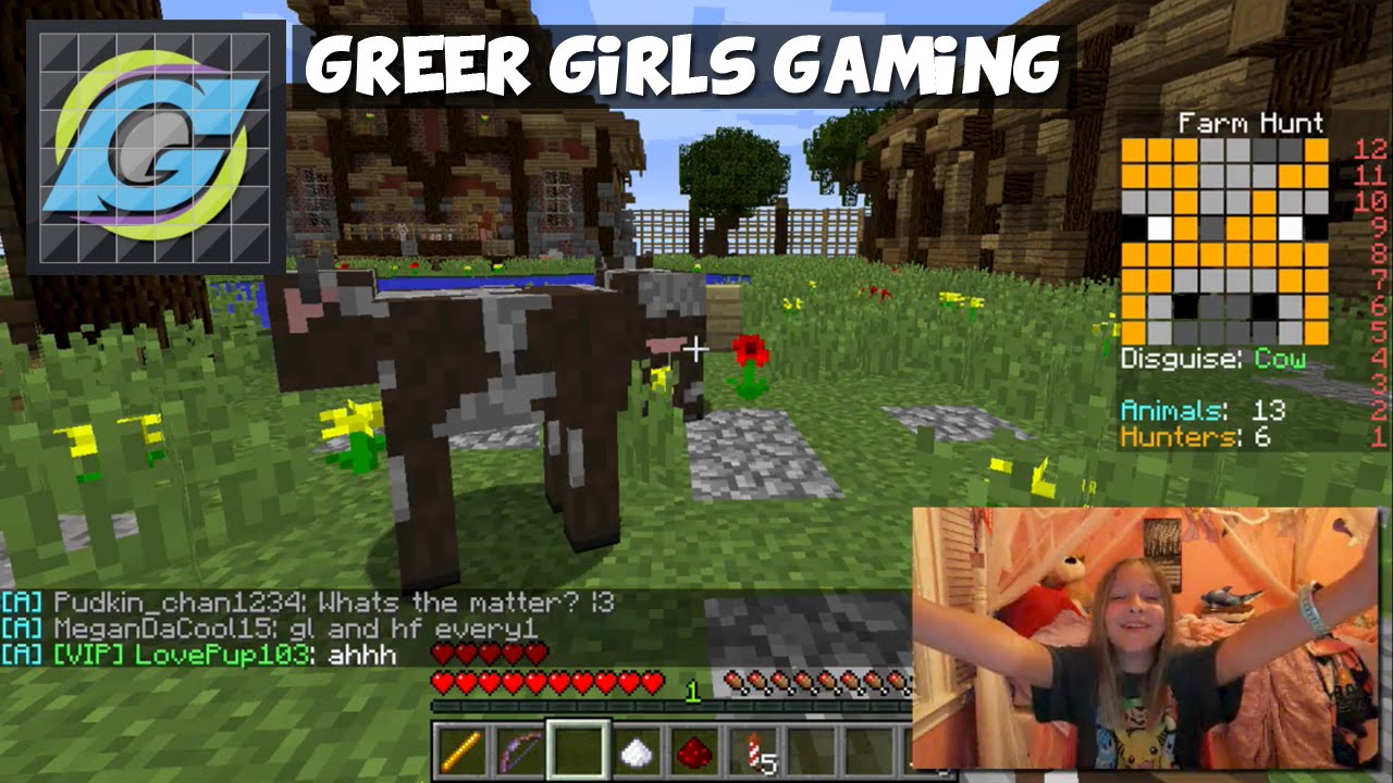 Greer Girls Gaming | Minecraft Hypixel Gameplay 001 - YouTube