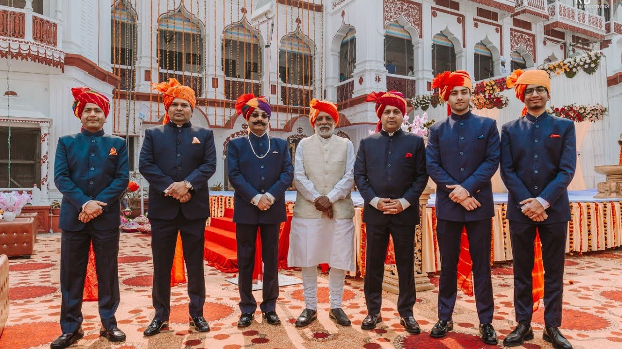 Prince of shohratgarh Yuvraj Dhanurdhar Singh during his tilak ceremony ...