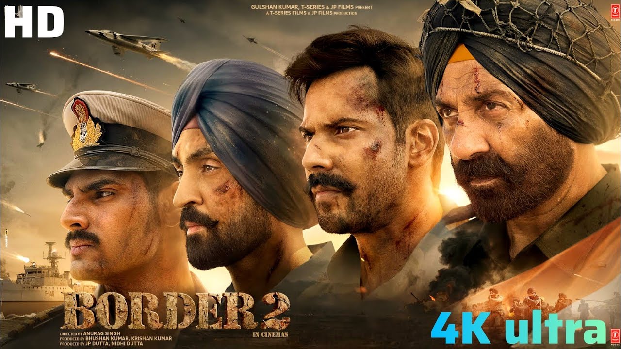 BORDER 2 (2025) Full HD Movie |Sunny Deol l Varun Dhawan | Dil jith ...