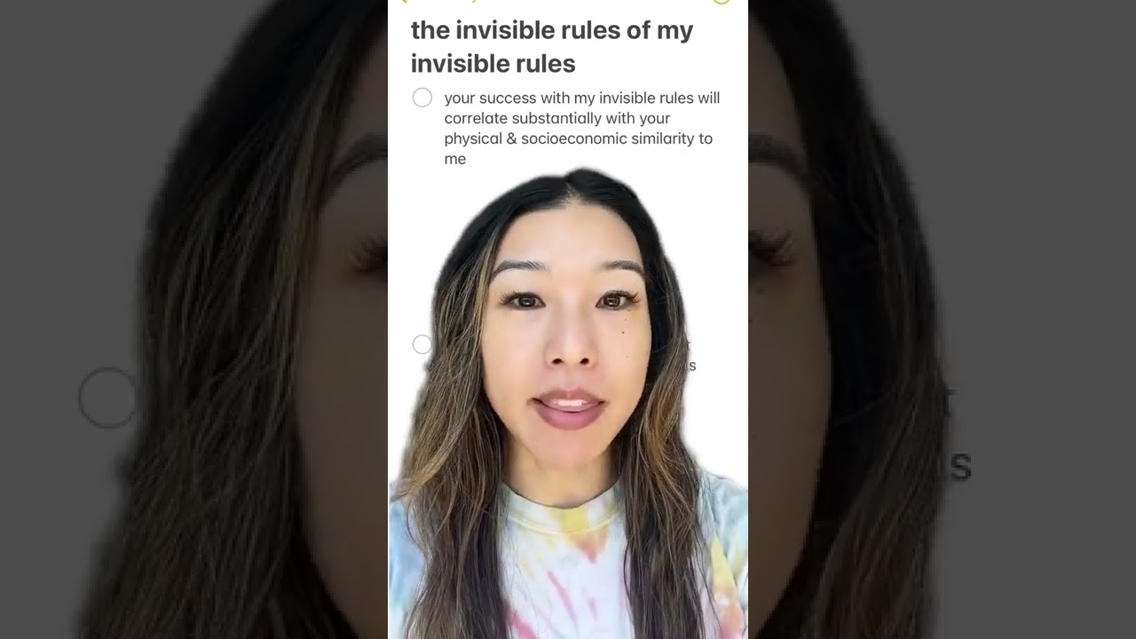 the 🫥invisible rules🫥 of my invisible rules - YouTube
