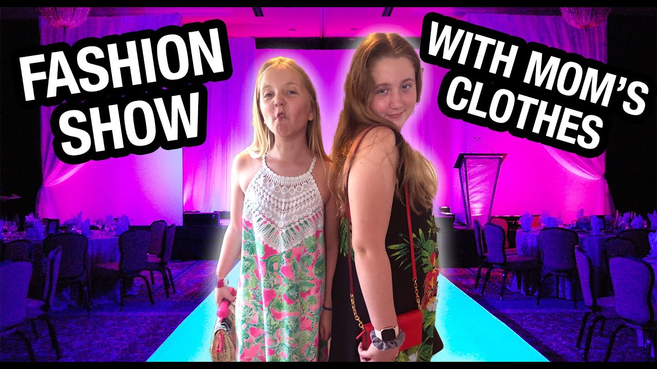 WHAT'S IN MOM'S CLOSET? Trying on our mom's clothes. - YouTube